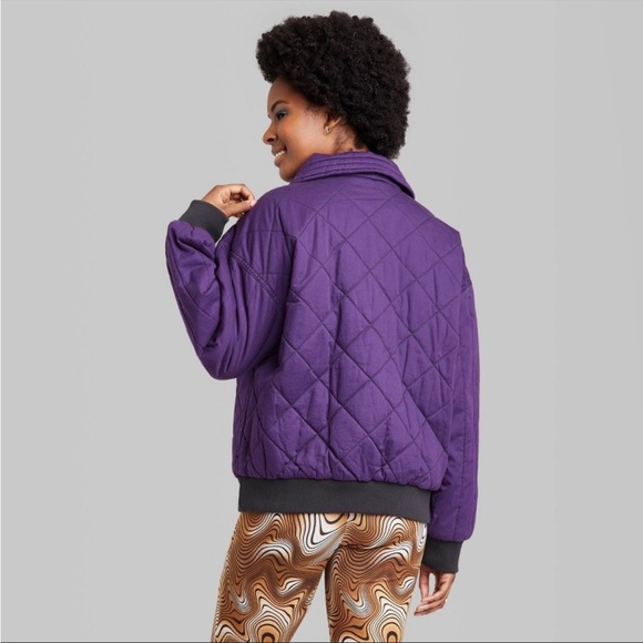 wild fable | Jackets & Coats | Wild Fable Quilted Jacket Oversize Fit ...